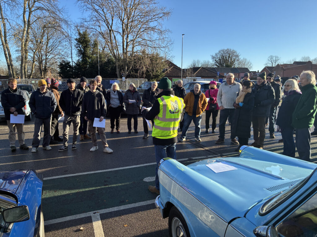 TSSC New Year Brunch Run, Sunday 4th January 2026 – Triumph Herald 2000