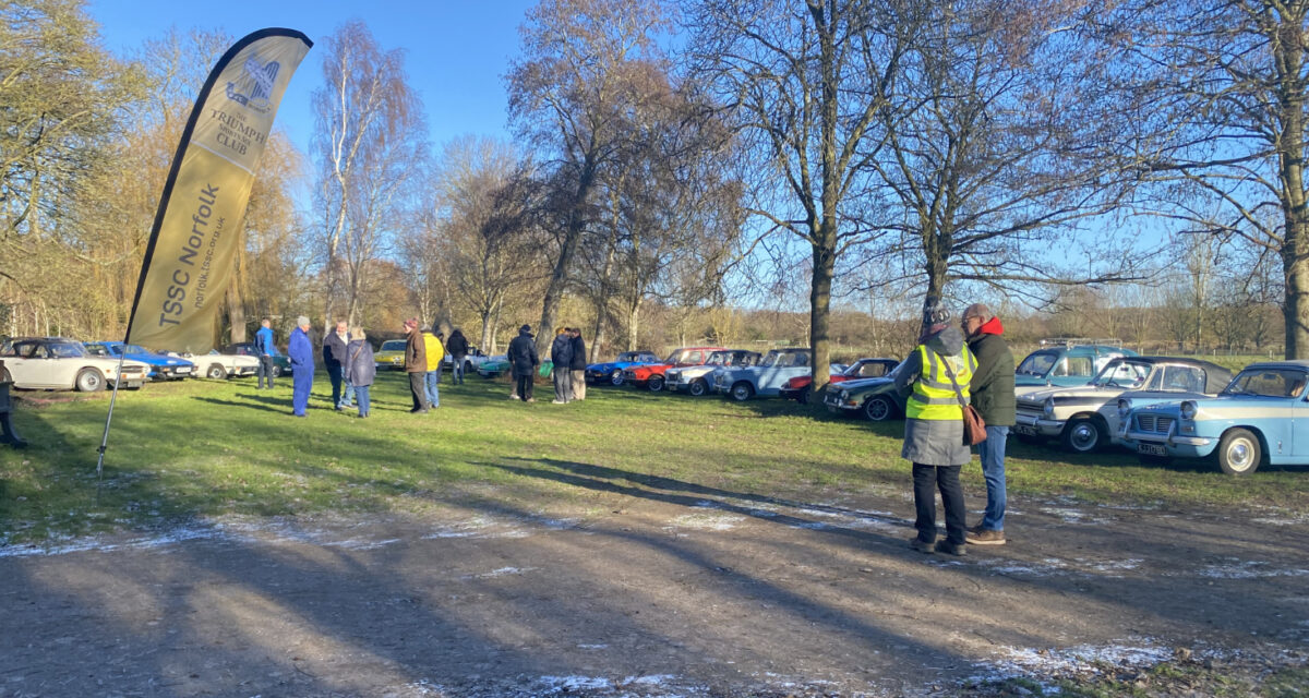 TSSC New Year Brunch Run, Sunday 4th January 2026 – Triumph Herald 2000